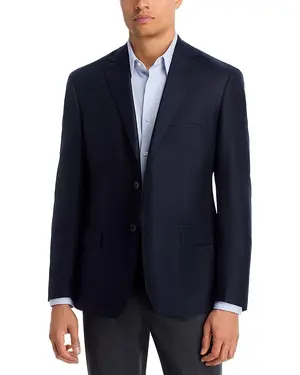 Bloomingdale'S Loro Piana Fabric Wool & Cashmere Twill Regular Fit Sport Coat Exclusive - Navy