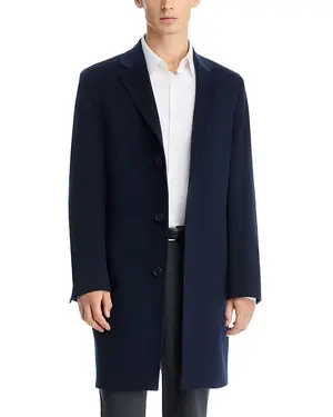 Bloomingdale'S Loro Piana Rainsystem Topcoat Exclusive - Navy