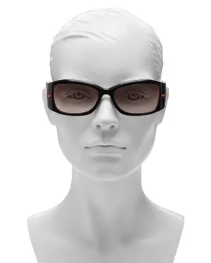 CHRISTIAN LOUBOUTIN Square Gradient Sunglasses, 58mm