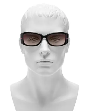 CHRISTIAN LOUBOUTIN Square Gradient Sunglasses, 58mm