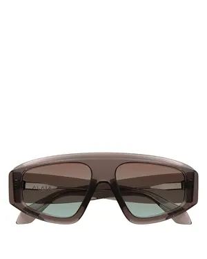 Alaïa Shield Sunglasses, 57mm