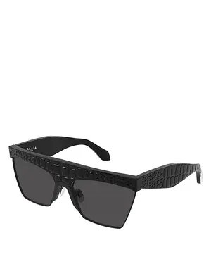 Alaïa Shield Sunglasses, 62mm - Black