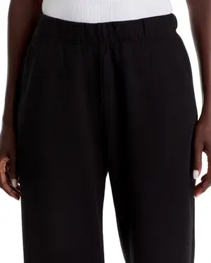 Eileen Fisher Cotton Knit Straight Ankle Pants