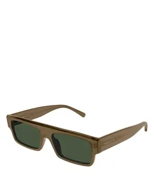 Alexander McQueen Square Sunglasses, 55mm - Brown