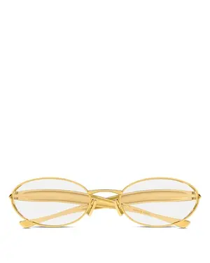 Bottega Veneta Sardine Oval Sunglasses, 57mm