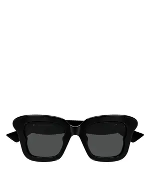 Bottega Veneta Sophia Ribbon Butterfly Sunglasses, 48mm - Black