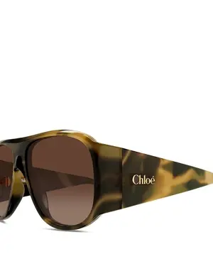 Chloé Izia Pilot Sunglasses, 60mm