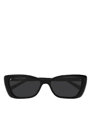 Saint Laurent Rectangular Sunglasses, 54mm
