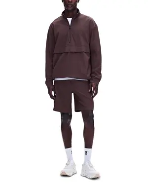 On Courtside Half Zip Eaze Sweatshirt - Mulberry
