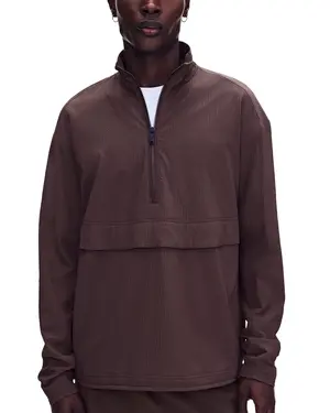 On Courtside Half Zip Eaze Sweatshirt - Mulberry