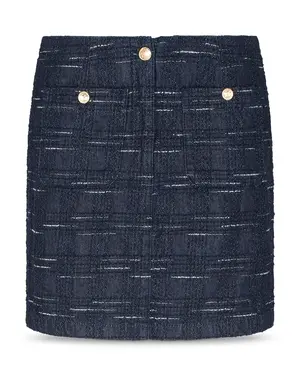Emporio Armani Check Jacquard Mini Skirt