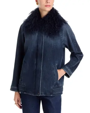 Kobi Halperin Members Faux Fur Trim Jacket