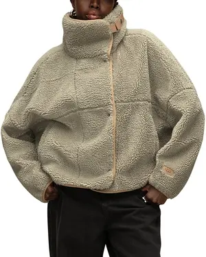 UGG Raynie Relaxed Sherpa Fleece Jacket - Vinito