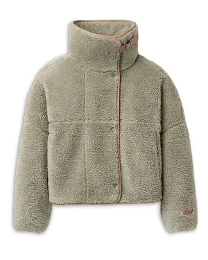 UGG Raynie Relaxed Sherpa Fleece Jacket - Vinito