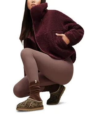 UGG Raynie Relaxed Sherpa Fleece Jacket - Wild Grape
