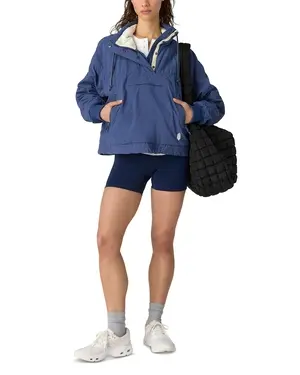 Free People Field Tripper Mock Neck Pullover Jacket