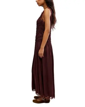 Free People Anora Lace Trim Maxi Dress