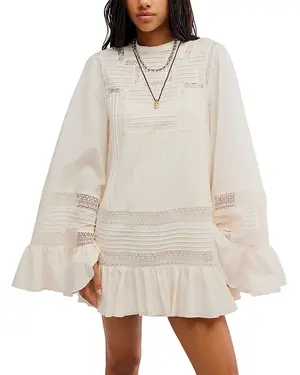 Free People Better Horizons Cotton Mini Dress