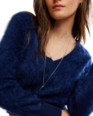 Free People Wtf Felicia Brushed Cashmere Sweater