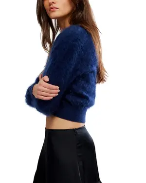 Free People Wtf Felicia Brushed Cashmere Sweater