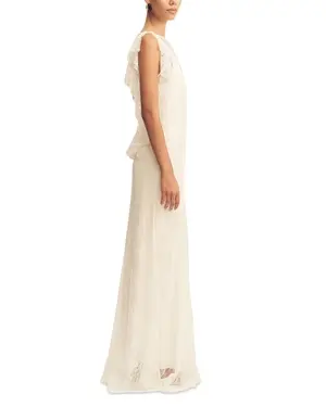 Shona Joy Labyrinth Lace Panel Maxi Dress