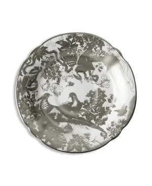 ROYAL CROWN DERBY Aves Platinum Tea Saucer - No Color