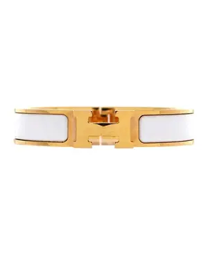 Hermès Narrow Clic H Bracelet - Enamel