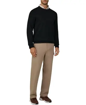 Boggi Milano Cotton Blend Scuba B Tech Joggers - Camel