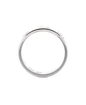 CARTIER 4mm C De Happy Birthday Band Ring 18k Gold