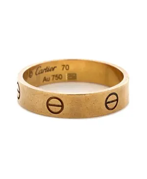 CARTIER Love Band Ring 18k