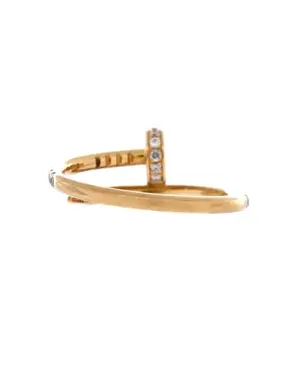 CARTIER Small Juste Un Clou Paved Ring 18k With Diamonds