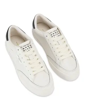 Kurt Geiger London Leather Sneakers - White/black