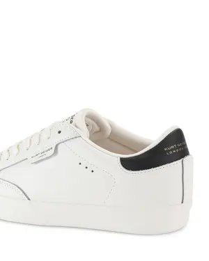 Kurt Geiger London Leather Sneakers - White/black