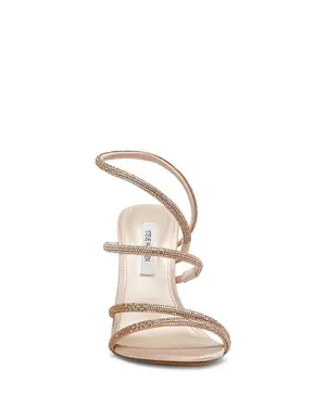 Steve Madden Sylo-r Rhinestone Satin Sandals