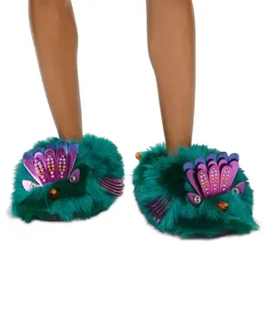 Kurt Geiger Eagle Fluff Slippers