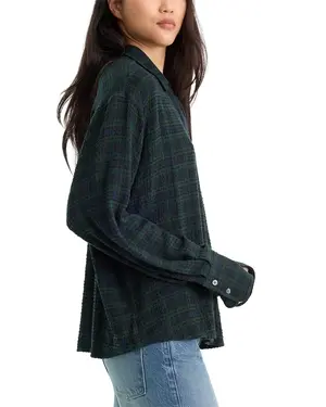Good American The Crinkle Easy Shirt