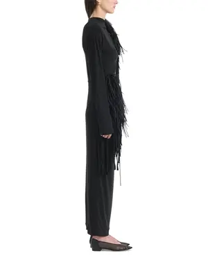 Altuzarra Garland Fringe Trim Dress