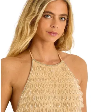 Nasty Gal Droplet Beaded Mini Dress