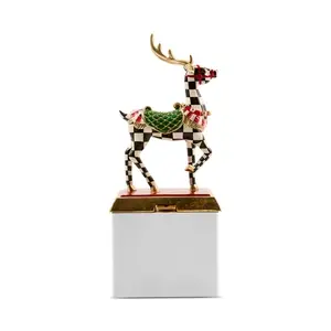 MACKENZIE-CHILDS Westminster Deer Stocking Holder Decor