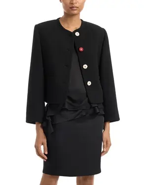 LIBEROWE Cora Wool Flower Button Jacket