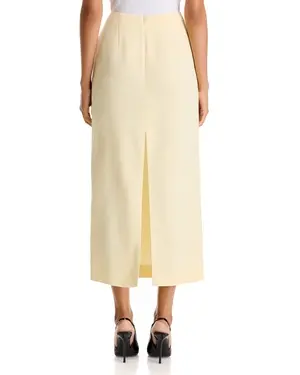 Wardrobe.NYC Crepe Midi Skirt
