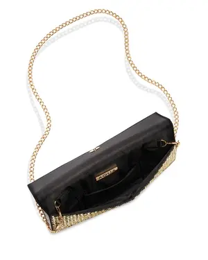 Aqua Kori Crystal Embellished Clutch Exclusive