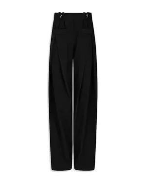 Rabanne Wool Stretch Straight Leg Pants