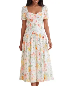 NEEDLE & THREAD Sienna Rose Cotton Ballerina Dress