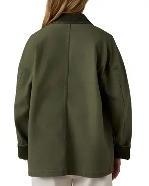 Faherty Brand Sunwashed Canvas Barn Jacket