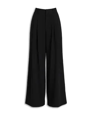 Cinq À Sept Marne Pleated Crepe Pants