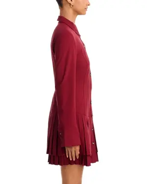 Cinq À Sept Dalissa Pleated Shirt Dress