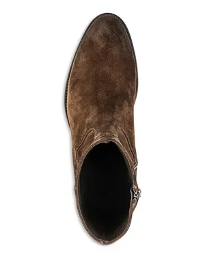 To Boot New York Brentwood Brogue Leather Boots - Brown Suede