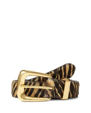 Veronica Beard Ziger Arch Calf Hair Belt