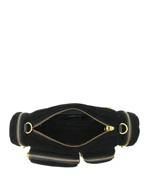 THINK ROYLN Lady Cargo Suede Crossbody - Black